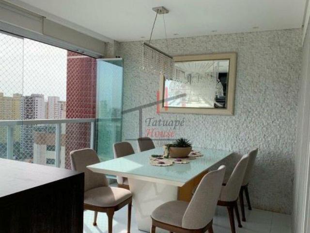 Apartamento 135 m² 3 suítes 3 vagas tatuape