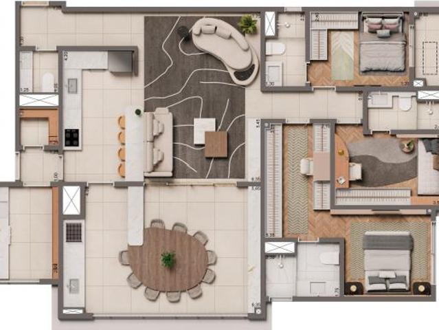 Apartamento 135m2 Vila Mariana The Edition by Living Vila Mariana Living SP AB