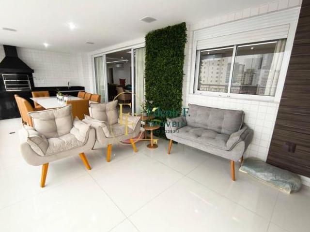 Apartamento 141m² com 4 dorms, 3 suítes e lazer completo com vista livre!
