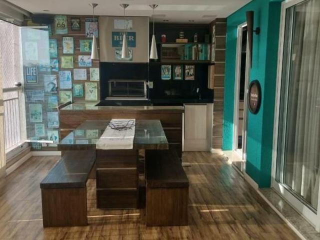 Apartamento 146m² 3 suítes Varanda Gourmet Quartier Vila Mascote