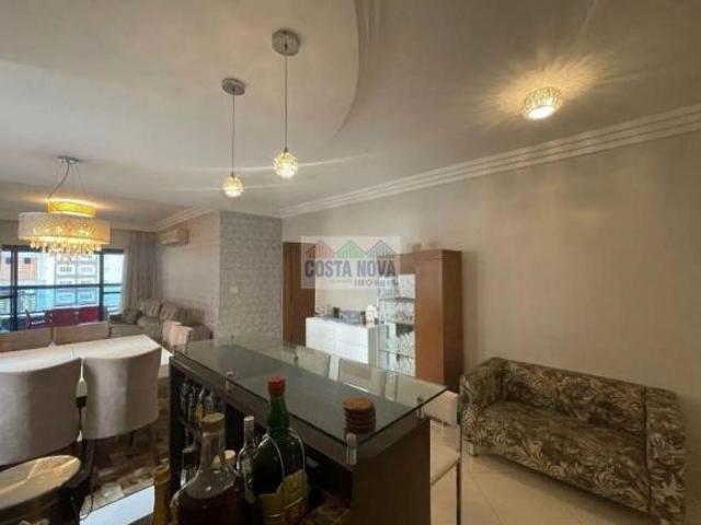 Apartamento 160m a.util 3 Quartos 1 Quadra da praia Ponta da Praia