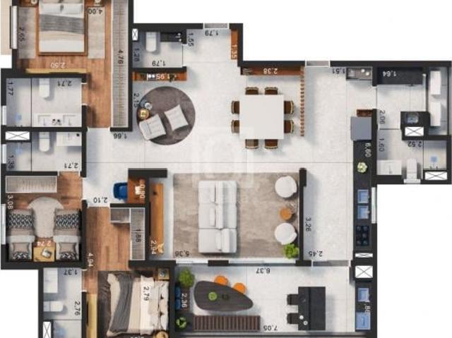 Apartamento 162m² e 3 Suítes na Planta Mangal Sorocaba