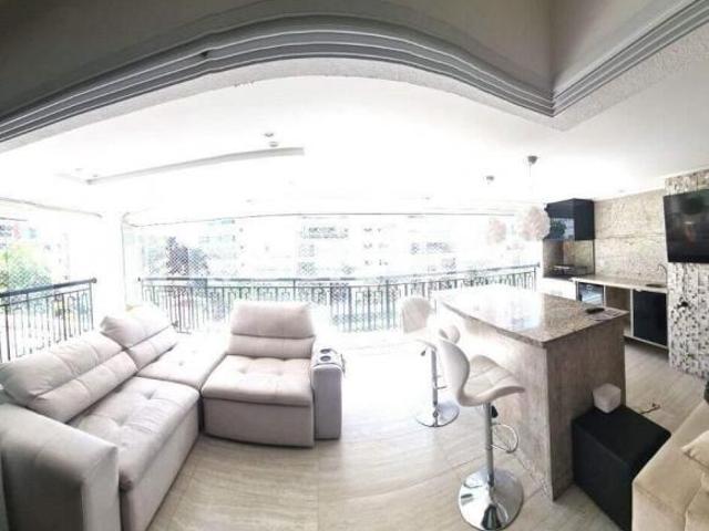 Apartamento 177 m² com 3 suítes, 3 vagas e varanda gourmet – Campestre, Santo André