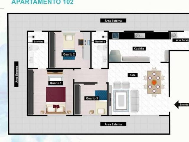 Apartamento para venda em Alto Barroca, Belo Horizonte
