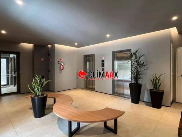 Apartamento 1 dorm. em Jardim América com varanda, churrasqueira e piscina 34 m²