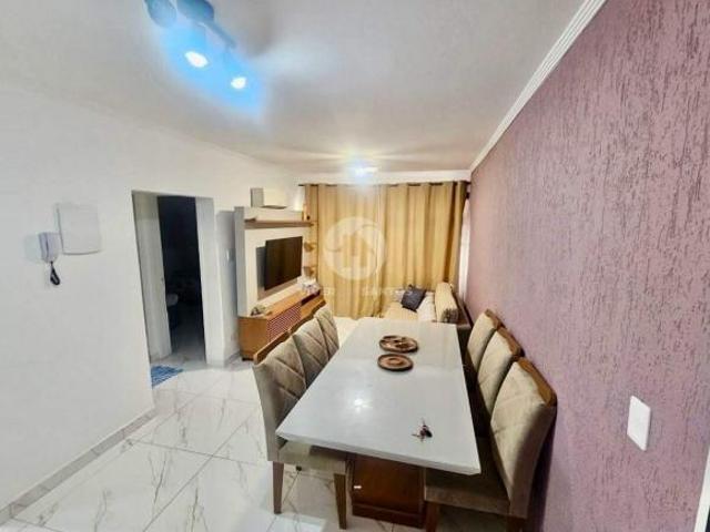 Apartamento 1 Dorm. Mobiliado reformado – 52m² + vaga em Santos José Menino | Lado direito