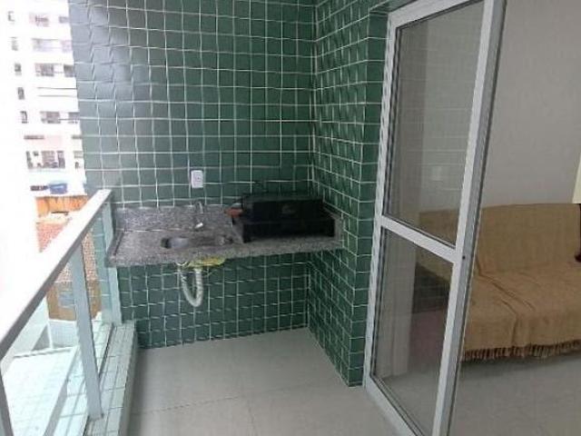 Apartamento 1 dorm no Forte Varanda Gourmet e lazer! Lado praia!