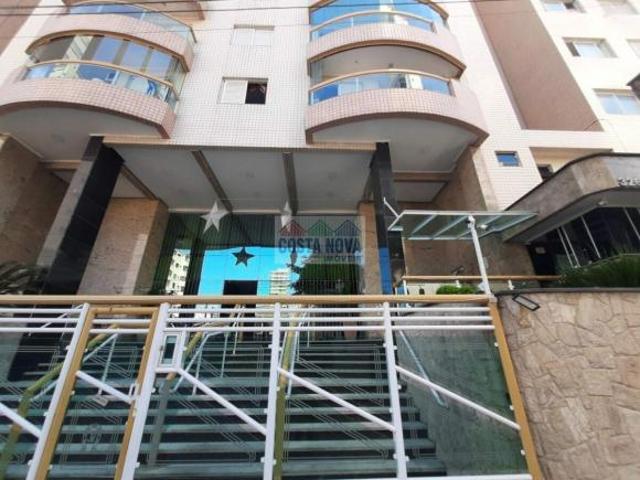 Apartamento 1 dormitório, 1 banheiro, 1 vaga de garagem. Lazer completo e vista mar