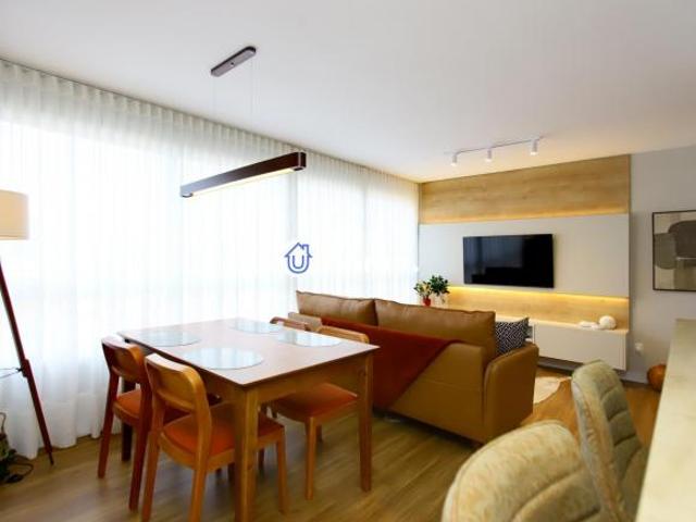 Apartamento 1 dormitório, 54 metros privativos semi mobiliado, elevadores