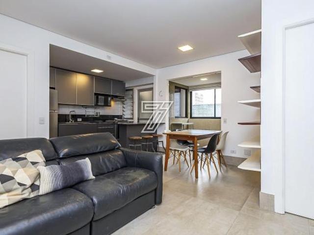 Apartamento 1 dormitório com suíte, lavabo e 1 vag