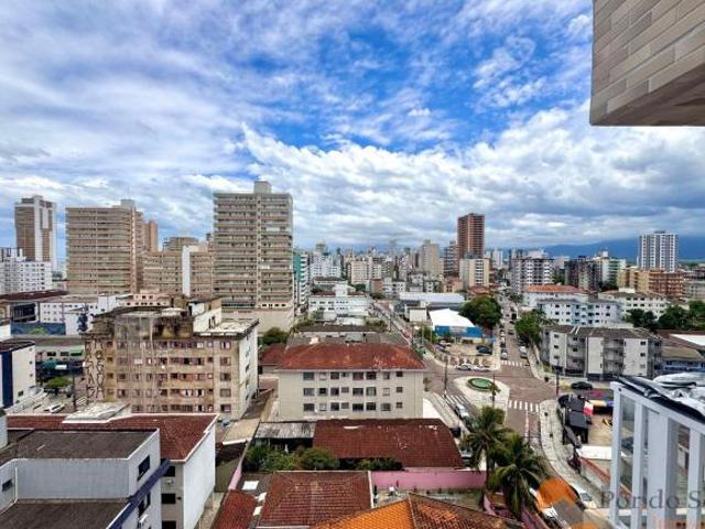 Apartamento 1 Dormitório com Sacada Gourmet, Lançamento no Boqueirão Praia Grande/SP