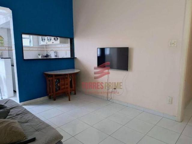 Apartamento 1 dormitório à venda, 49 m² por R$ 390.000 Aparecida Santos/SP