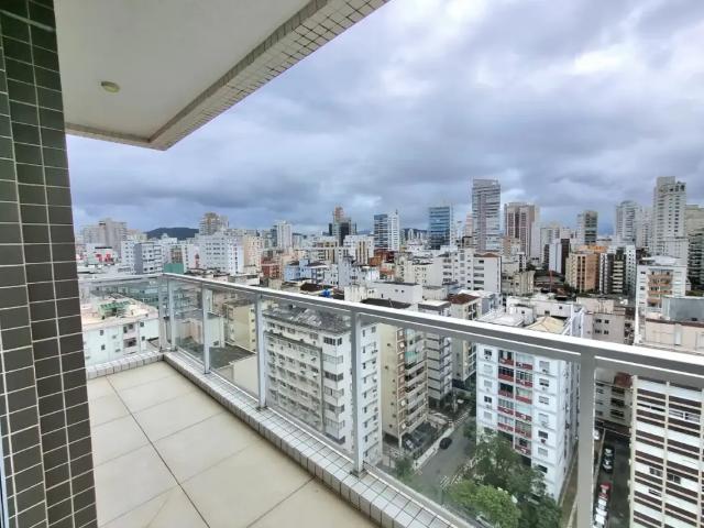 Apartamento 1 dormitório mobiliado alto padrão para locação na quadra da praia do Boqueirão – Santos