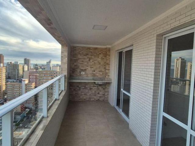 Apartamento 1 Dormitorio, Mobiliado com Varanda Gourmet no Boqueirão, Praia Grande/SP