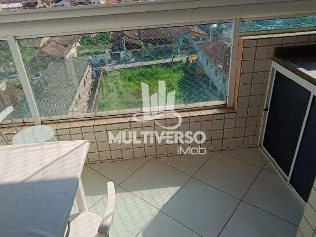 Apartamento 1 Dormitório Mobiliado com Varanda Gourmet na Aviação, Praia Grande – Pronto para Morar