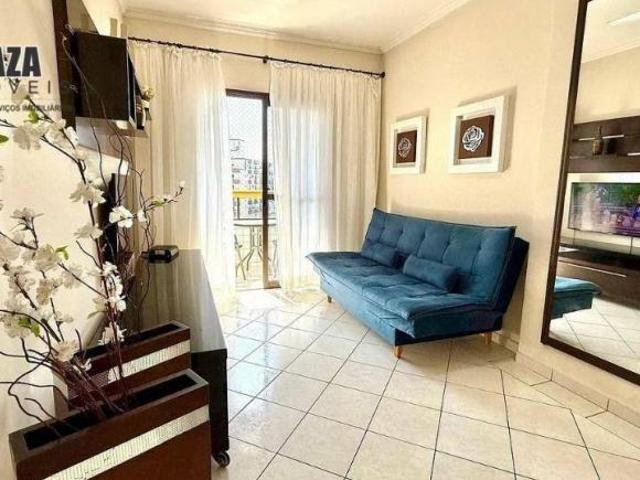 Apartamento 1 Dormitório Mobiliado com Vista para o Mar no Maracanã – R$ 410.000,00