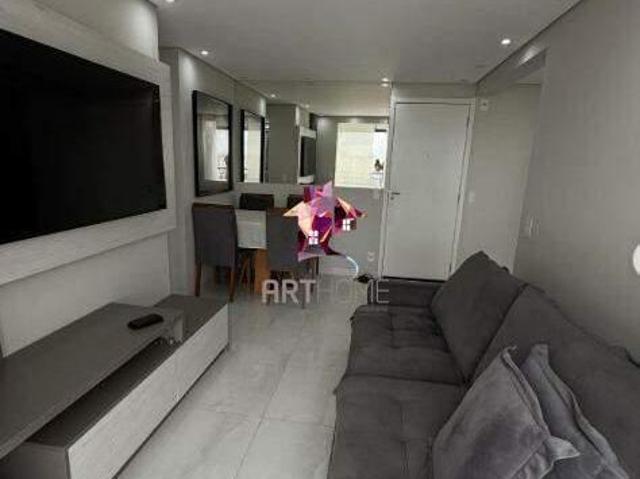 Apartamento 1 Dormitório Mobiliado com Lazer Completo em Jardim Olavo Bilac, SBCampo