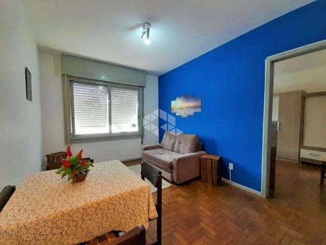 Apartamento 1 dormitório, mobiliado, 1 vaga de garagem, no bairro São Geraldo, em Porto Alegre. Acei