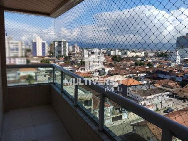 Apartamento 1 Dormitório na Guilhermina Zona Orla c/ Varanda Gourmet e 1 Vaga – Venda em Praia Gra