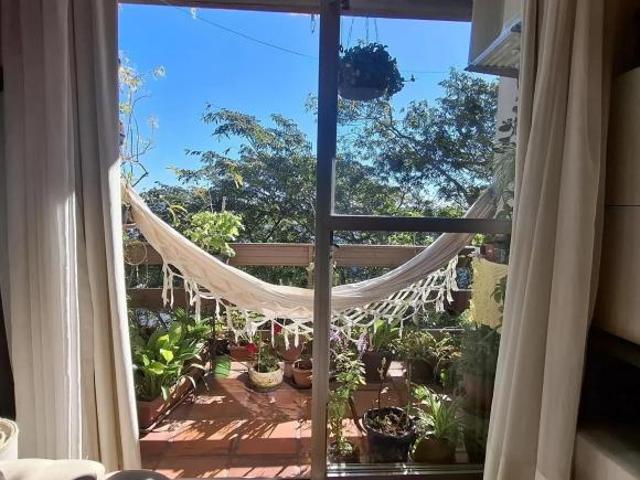 Apartamento 1 dormitório sala 2 ambientes garagem fechada ensolarado com vista