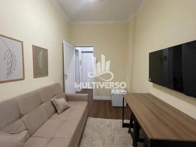Apartamento 1 dormitório Reformado Frente Mar Porteira Fechada