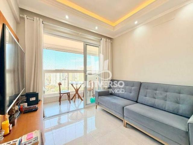 Apartamento 1 dormitório vista mar varanda lazer completo vaga demarcada 5 quadras da praia Campo Gr