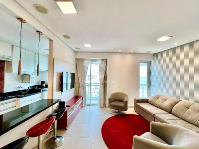 Apartamento 1 Dormitórios, Suíte, Vista Mar e Lazer Completo na Pompéia Santos SP
