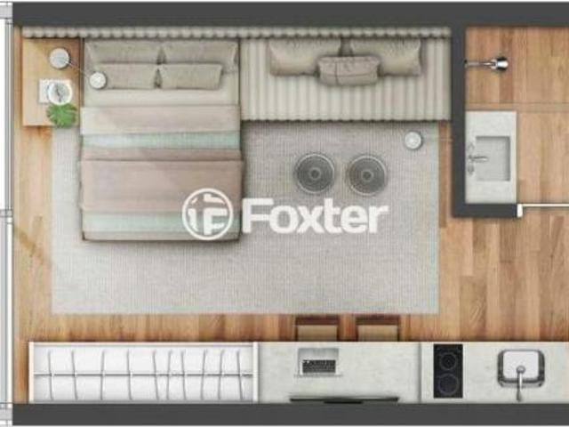 Apartamento, 1 dormitórios, 24.13 m², em Boa Vista