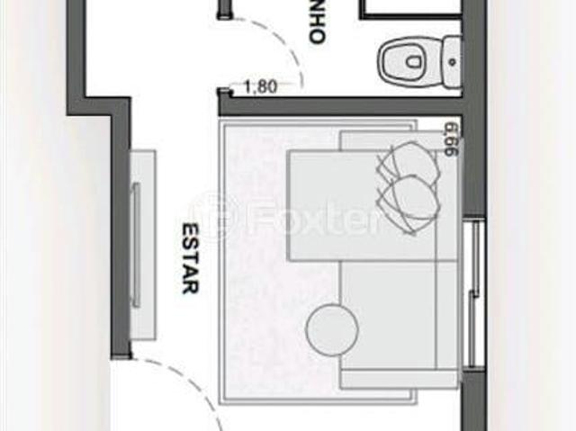 Apartamento, 1 dormitórios, 37 m², em Nova Gerty