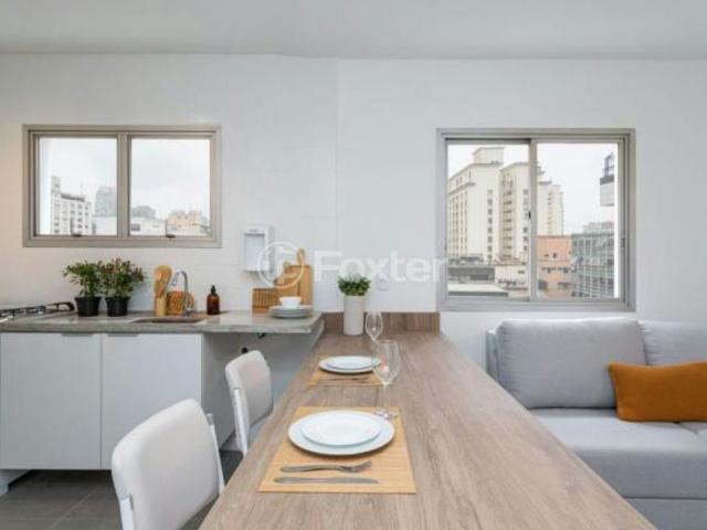 Apartamento, 1 dormitórios, 32 m², em Consolação