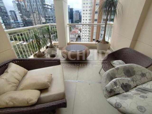 apartamento 1 dorms á venda mobiliado com 2 vagas