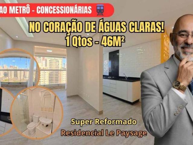 Apartamento 1 Qto 46m² Totalmente Reformado LE PAYSAGE – Pronto para Morar