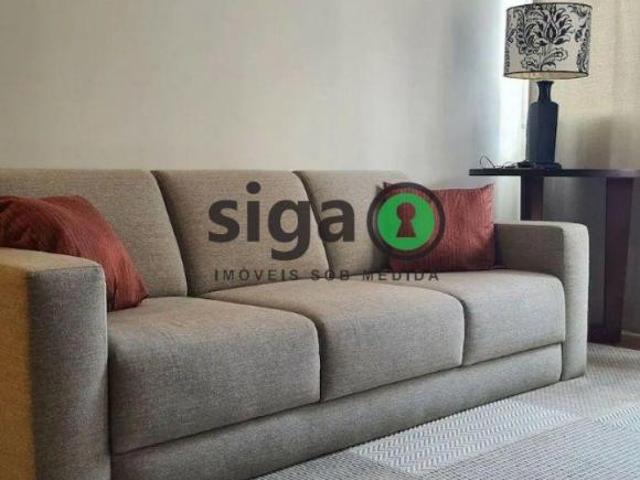 Apartamento 1 Quarto, 1 vaga de garagem,82m² á venda Vila Nova Conceição