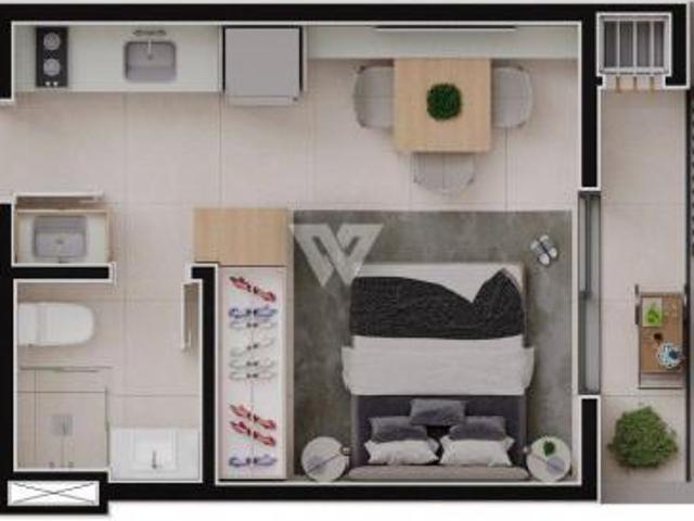 APARTAMENTO 1 QUARTO ALTO DA GLÓRIA CURITIBA