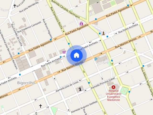 Apartamento 1 Quarto Bigorrilho 33m²