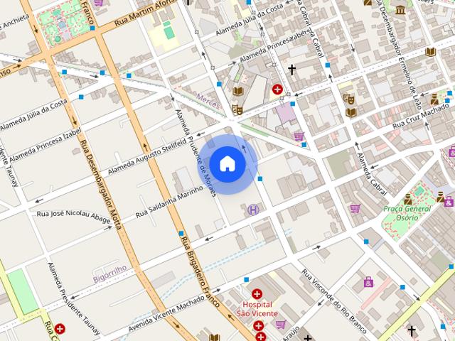 Apartamento 1 Quarto Centro 29m²
