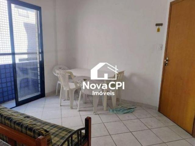 Apartamento 1 Quarto com 2 Sacadas à Venda na Guilhermina Praia Grande – 46m², 1 Vaga e Semi Mobilia