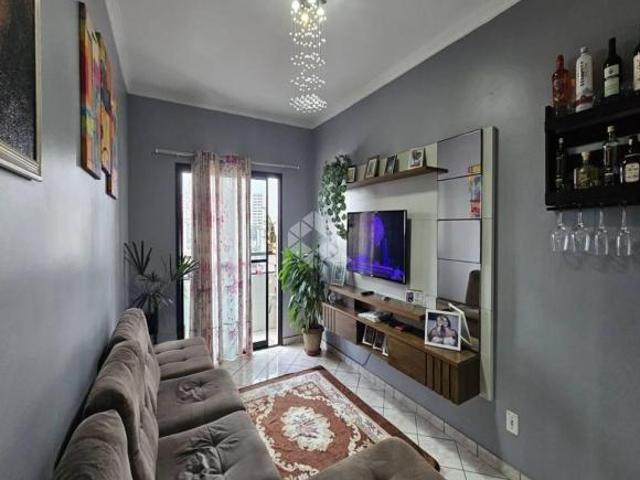 Apartamento 1 Quarto, com sacada e 1 vaga com 53 metros, Ocian Praia Grande