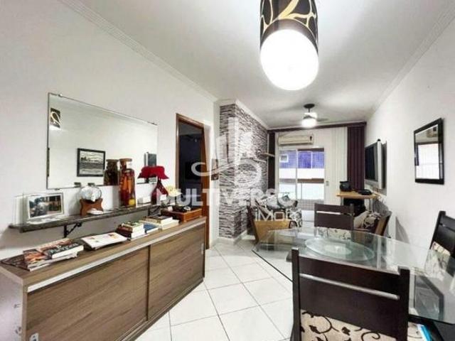 Apartamento 1 Quarto com Suíte e Varanda Gourmet em Aviação, Praia Grande