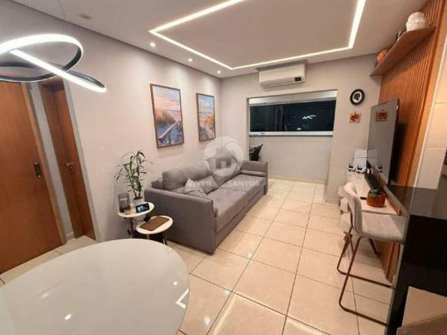 Apartamento 1 quarto com vaga demarcada em Santos