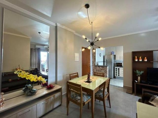 Apartamento 1 quarto com varanda gourmet na Aviação, Praia Grande/SP