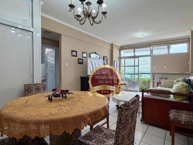 Apartamento 1 quarto Frente Mar na Guilhermina | Varanda | Elevador | Vaga Coletiva | Próximo à Feir