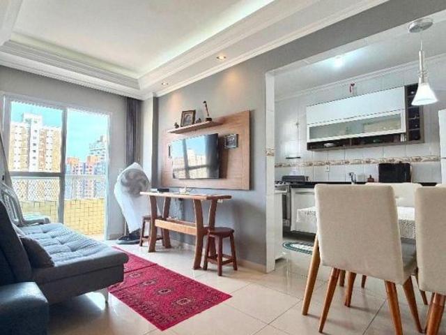 Apartamento 1 Quarto Mobiliado com Vista Mar à Venda – Aviação, Praia Grande