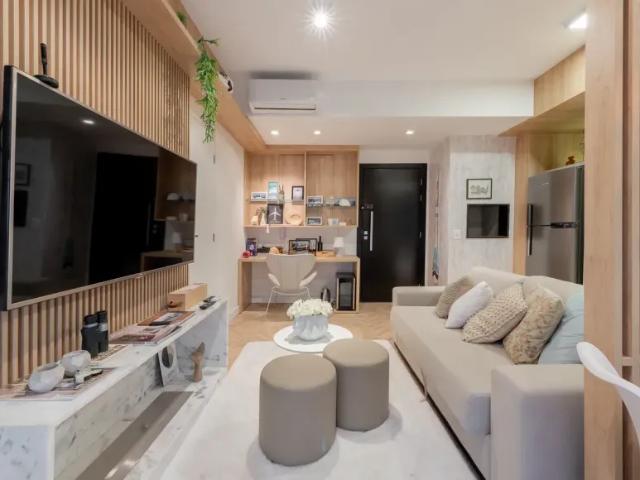 Apartamento 1 quarto semi mobiliado no Boa Vista
