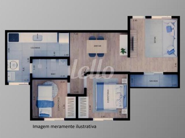 Apartamento 1 quartos à venda no a Vila Gustavo