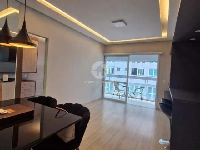 Apartamento 1 Suíte no Edifício Legend, Mobiliado e Andar Alto Gonzaga Santos SP