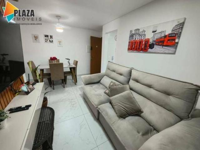 Apartamento 1 suíte com 2 Sacadas à venda, 59 m² Luxo no Canto do Forte Praia Grande/SP