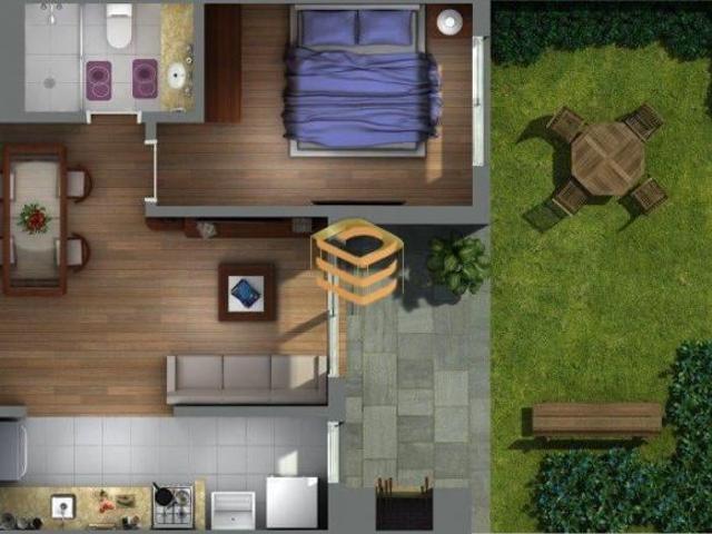 Apartamento 2 dorm no Centro de São Francisco de Paula Bertussi S