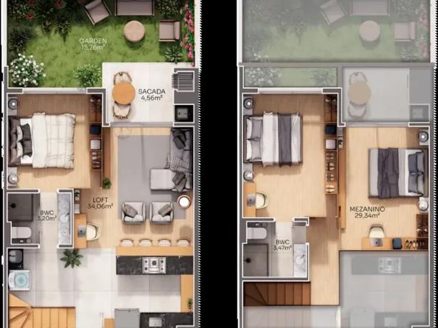 Apartamento 2 Dormitórios para venda em Florianópolis SC