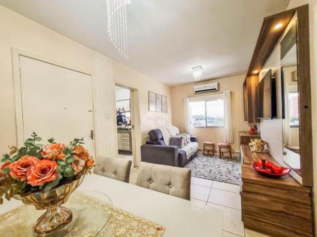 Apartamento 2 dormitórios, Marechal Rondon/Canoas, semimobiliado, 1 vaga coberta, Vista eterna livre